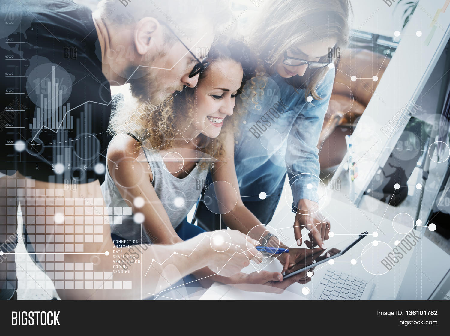 Coworkers Team Modern Image & Photo (Free Trial) | Bigstock