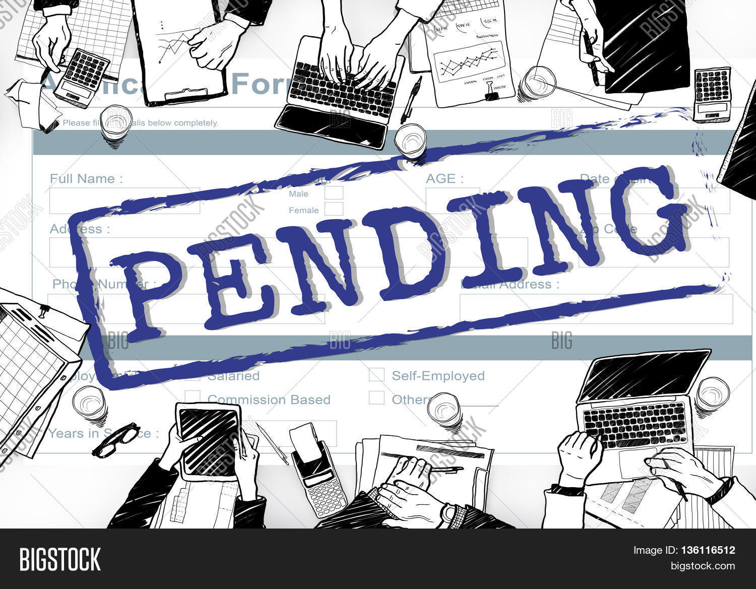 Pending Processing Image & Photo (Free Trial) | Bigstock