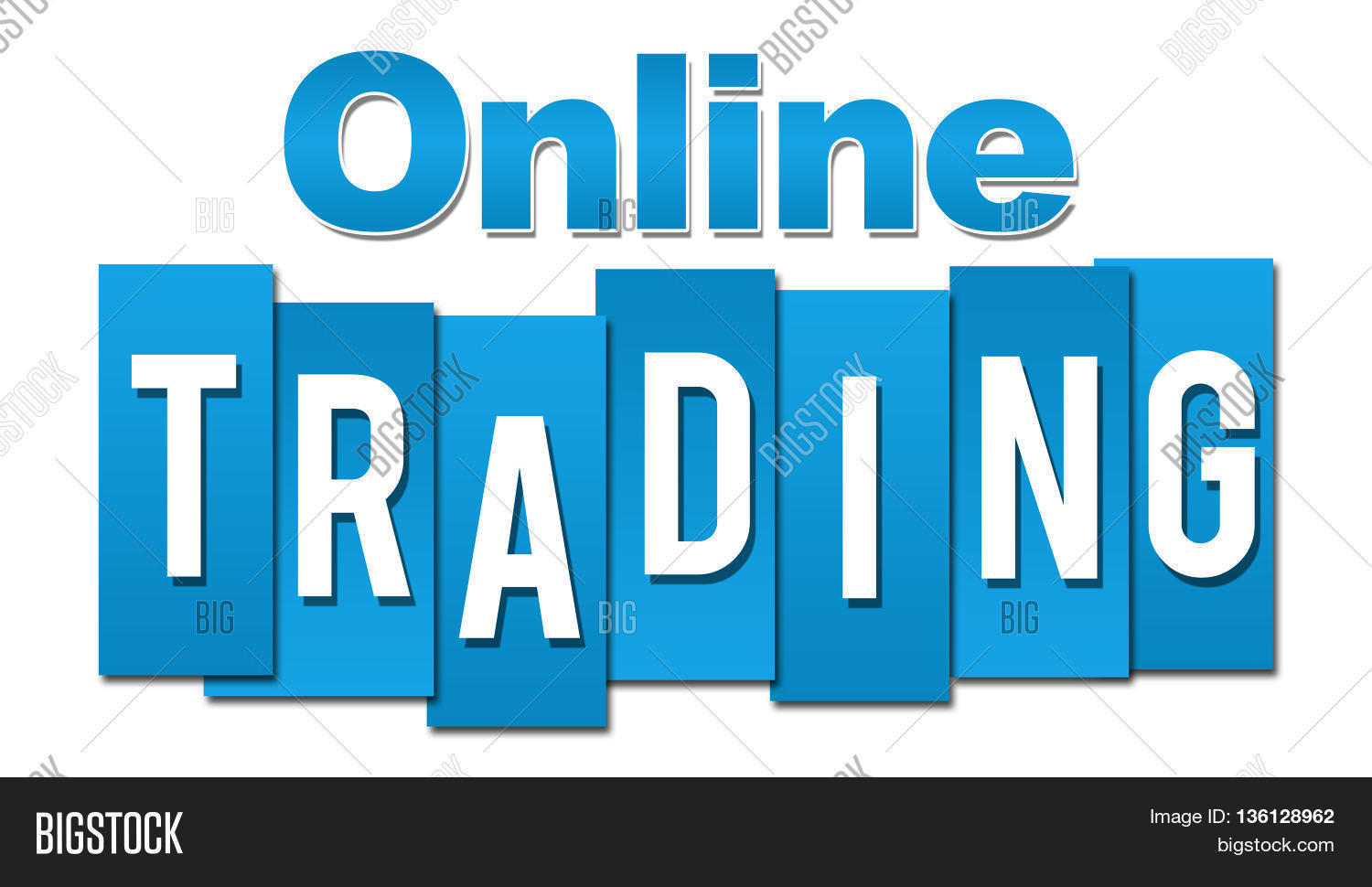 Online Trading Text Image & Photo (Free Trial) | Bigstock