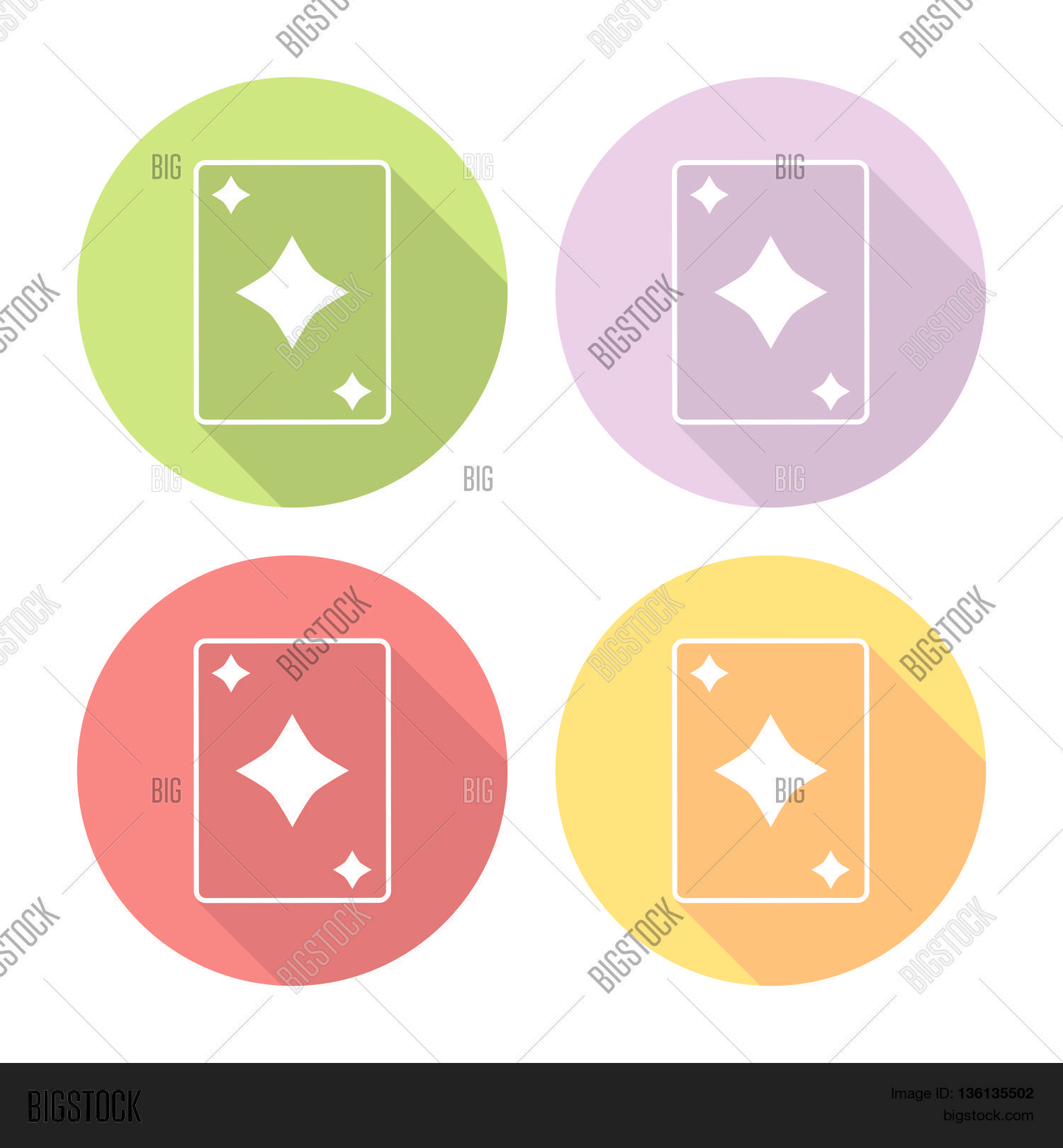 Playing Card Diamonds Vector & Photo (Free Trial) | Bigstock
