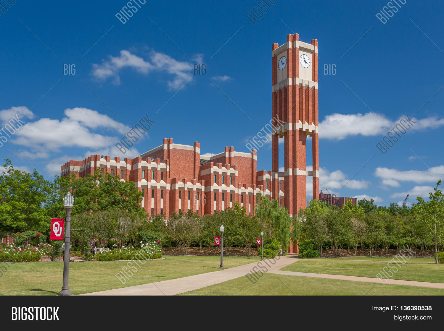 Campus Clock Tower Image & Photo (Free Trial) | Bigstock