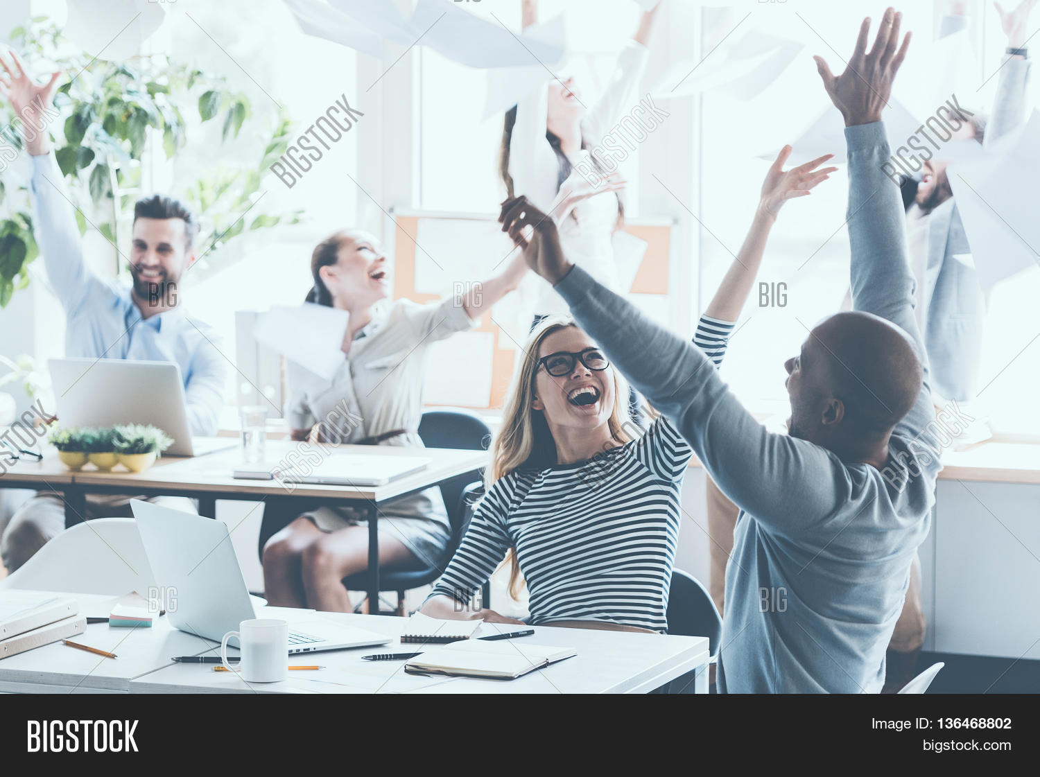 Celebrating Success. Image & Photo (Free Trial) | Bigstock