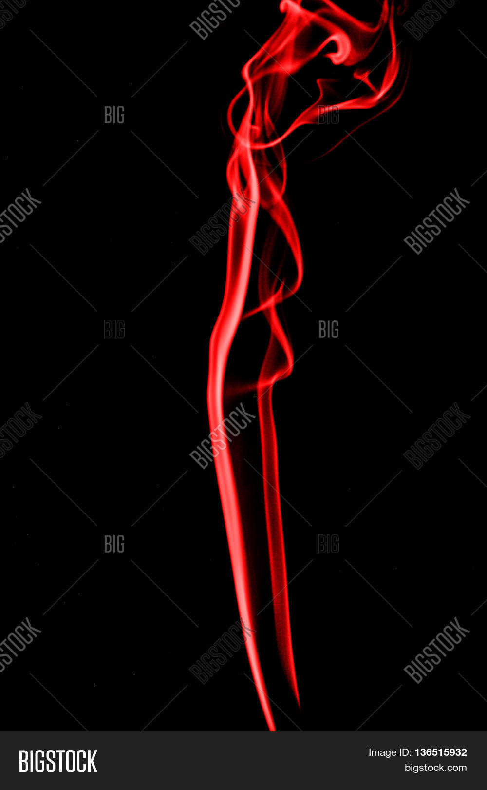 Abstract Red Smoke On Image & Photo (Free Trial) | Bigstock