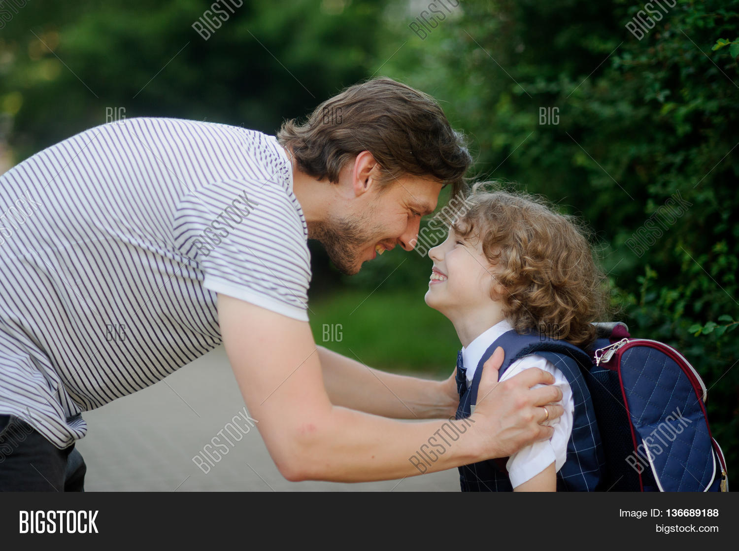 Father Sees His Son Image & Photo (Free Trial) | Bigstock