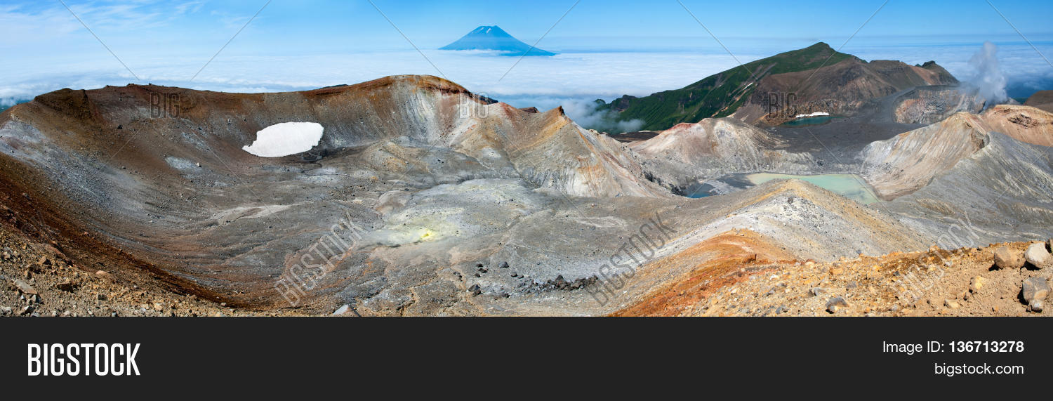 Ebeko Volcano, Image & Photo (Free Trial) | Bigstock