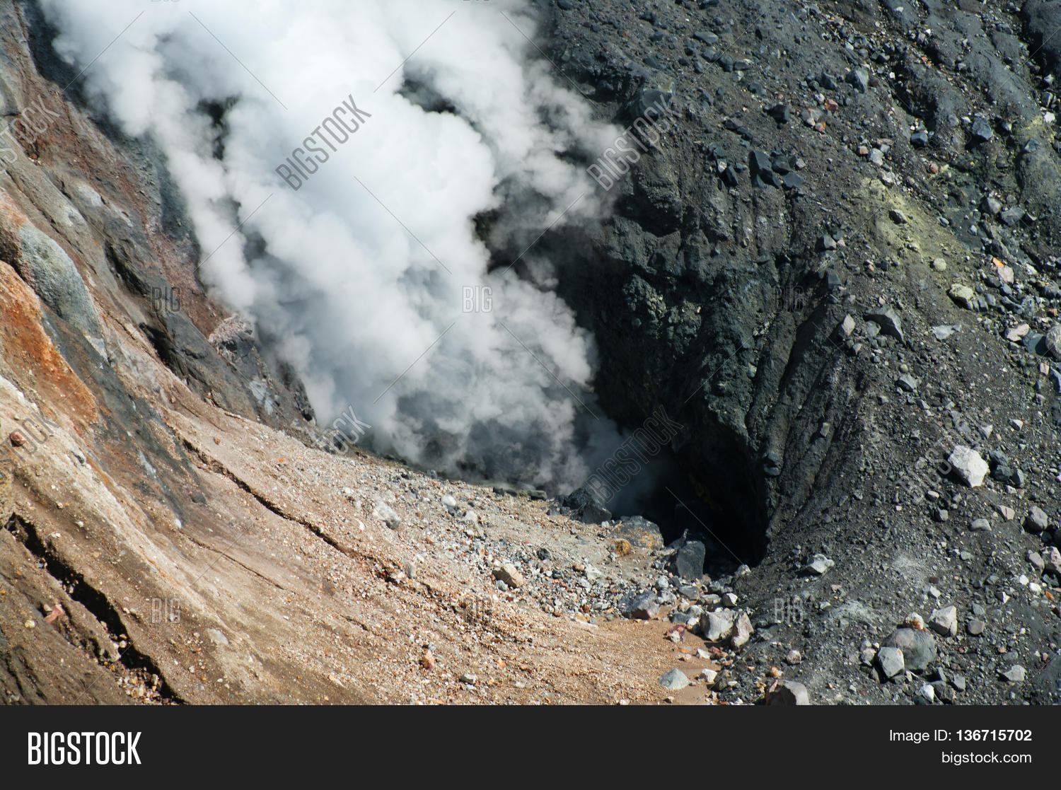 Ebeko Volcano, Image & Photo (Free Trial) | Bigstock