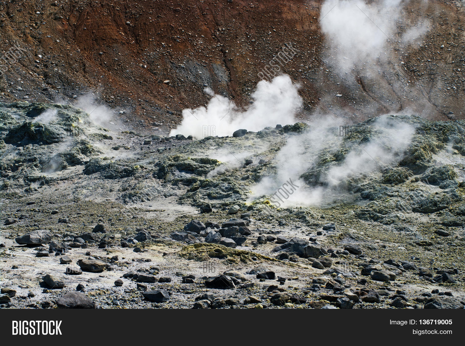 Ebeko Volcano, Image & Photo (Free Trial) | Bigstock