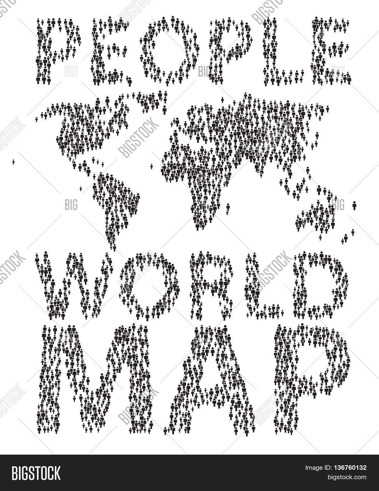 World Map Made Out Image & Photo (Free Trial) | Bigstock