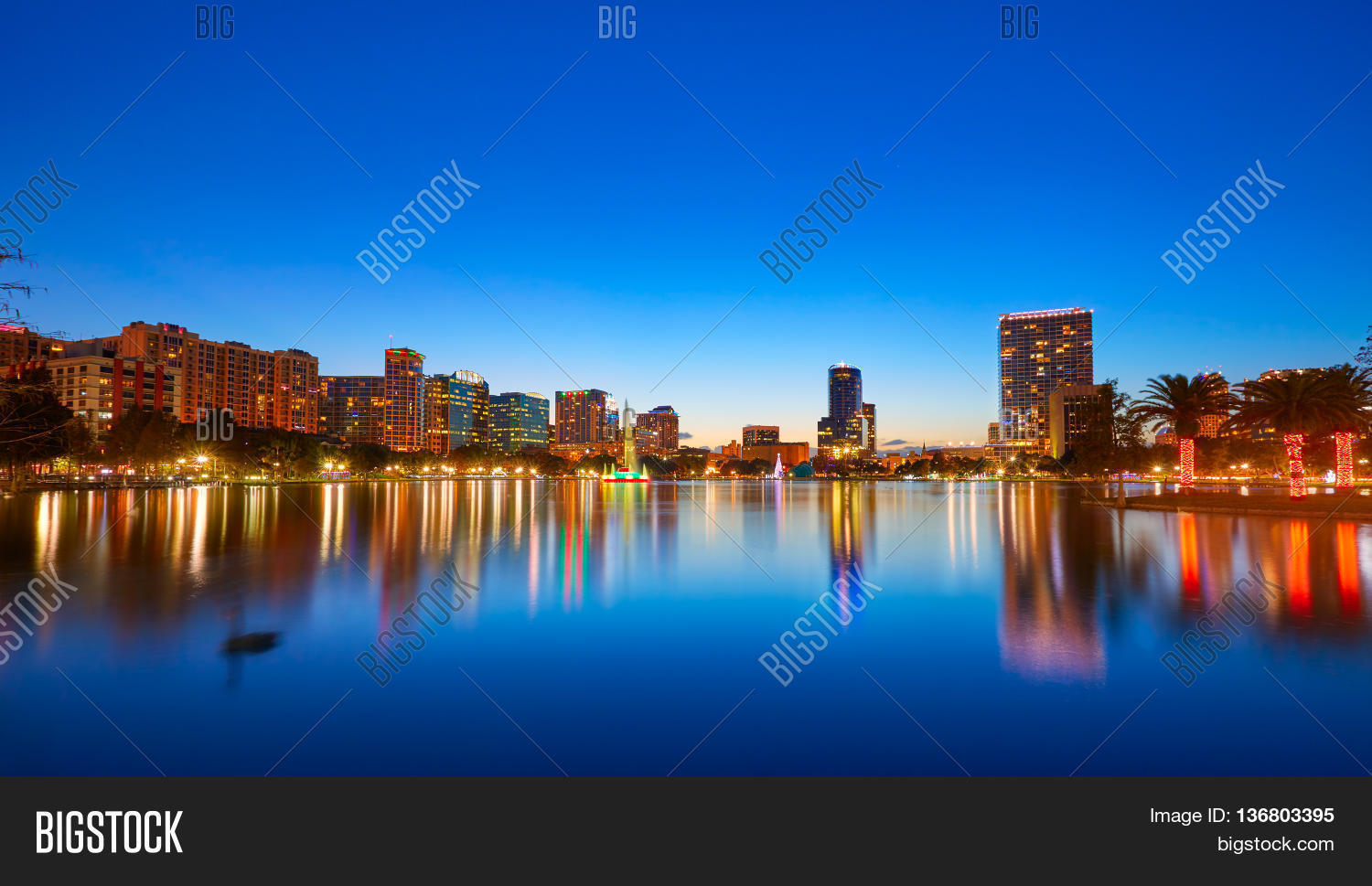 Orlando Skyline Sunset Image & Photo (Free Trial) | Bigstock