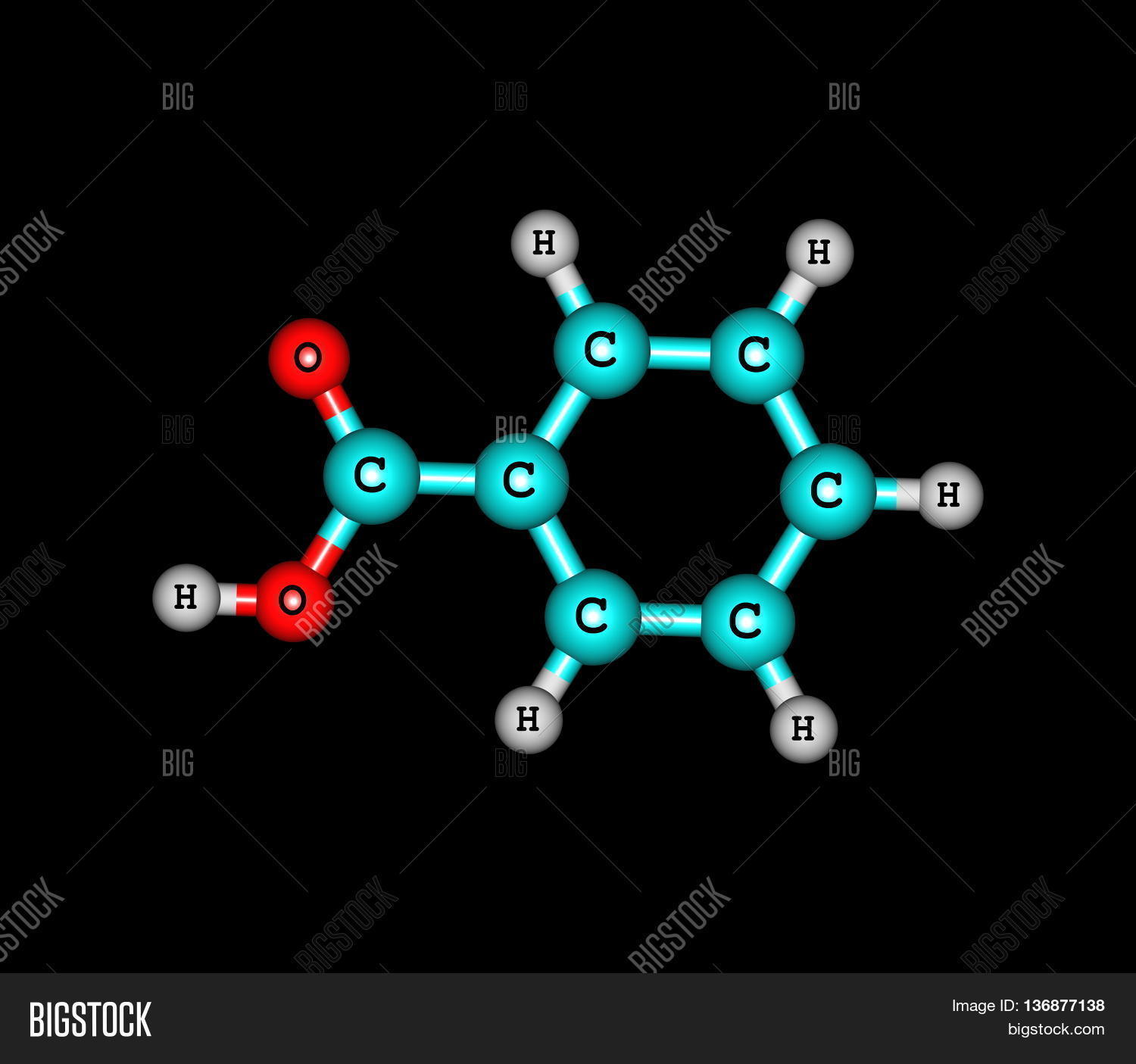 Benzoic Acid C7H6O2 Image & Photo (Free Trial) | Bigstock