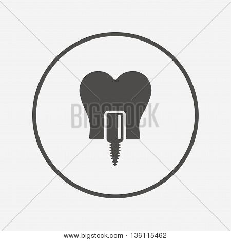 Tooth Implant Sign Vector & Photo (Free Trial) | Bigstock
