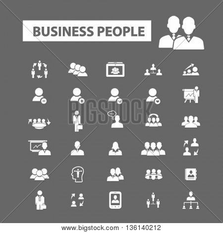 Business People Icons Vector & Photo (Free Trial) | Bigstock