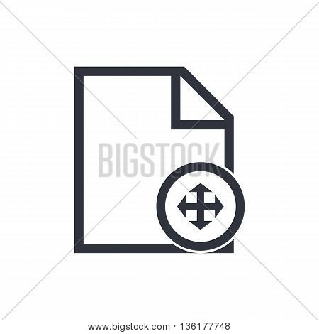 File Arrow Icon Vector & Photo (Free Trial) | Bigstock