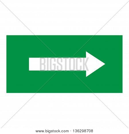 Arrow Sign White Icon Vector & Photo (Free Trial) | Bigstock