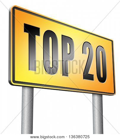 Top 20 Charts List Pop Image & Photo (Free Trial) | Bigstock
