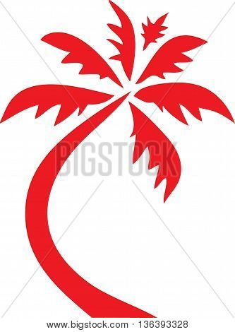 Palm Tree Logo Clip Vector & Photo (Free Trial) | Bigstock