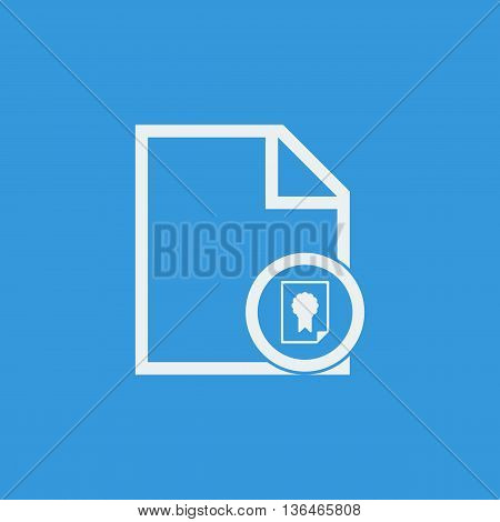 File Certificate Icon Vector & Photo (Free Trial) | Bigstock
