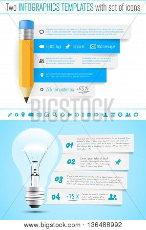 Two Infographics Vector & Photo (Free Trial) | Bigstock