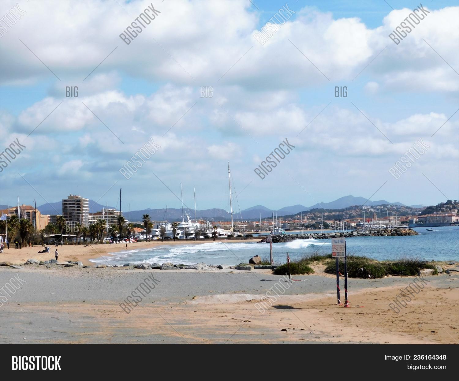 Frejus Beach Looking Image & Photo (Free Trial) | Bigstock