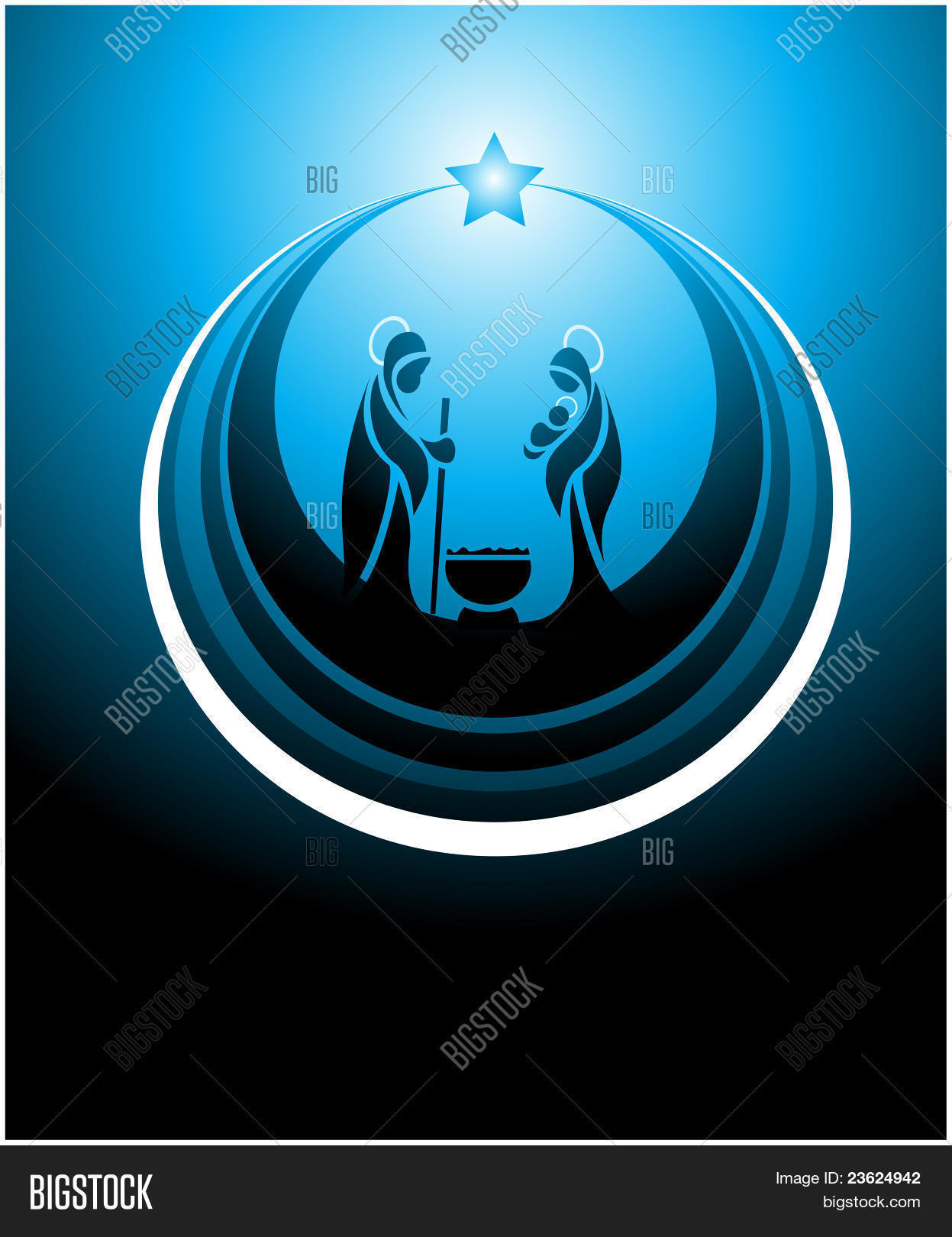 Nativity Scene Icon Vector & Photo (Free Trial) | Bigstock