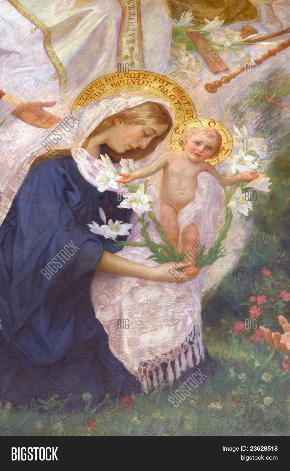 Virgin Mary Baby Jesus Image & Photo (Free Trial) | Bigstock