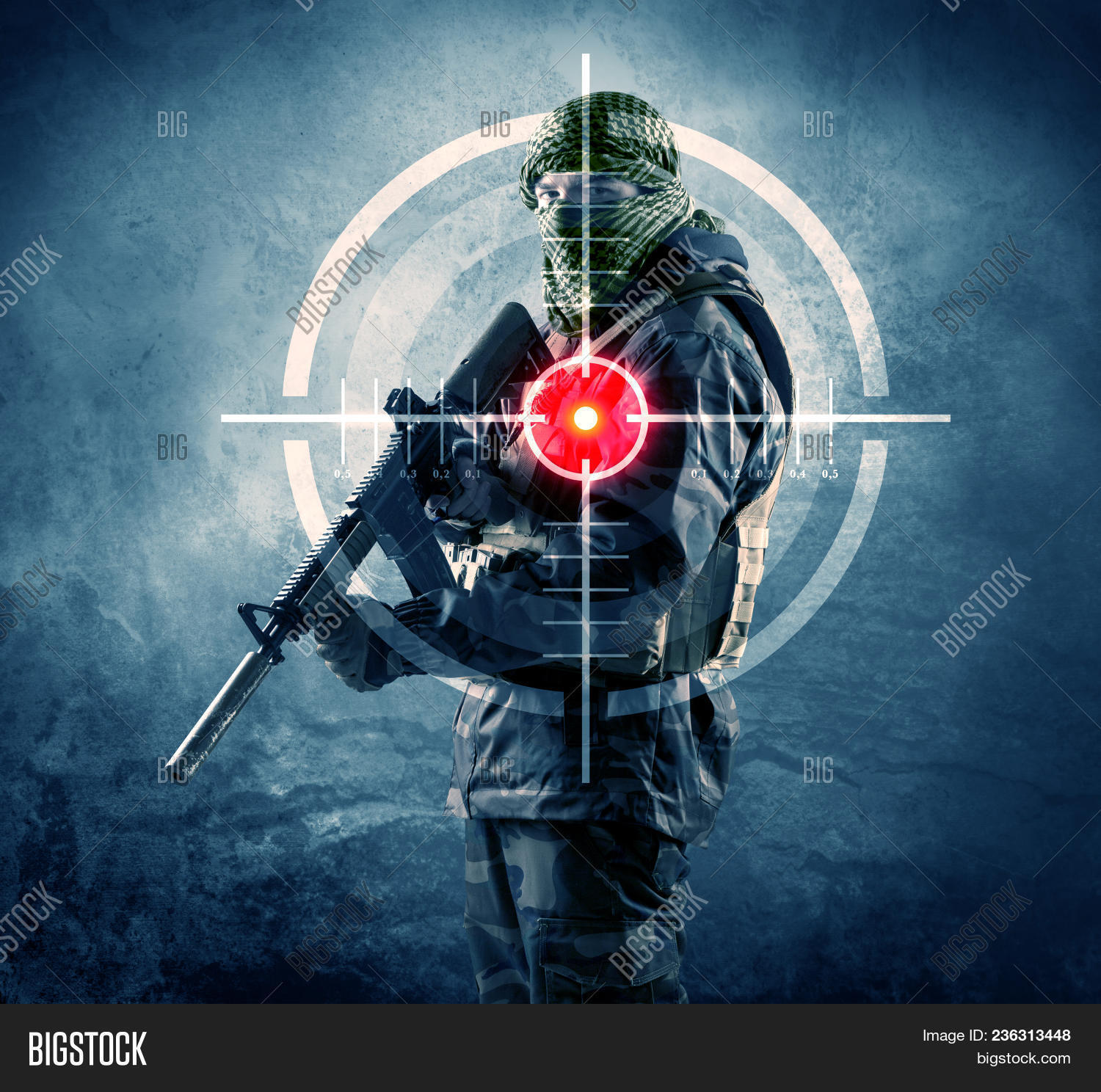 Masked Terrorist Man Image & Photo (Free Trial) | Bigstock