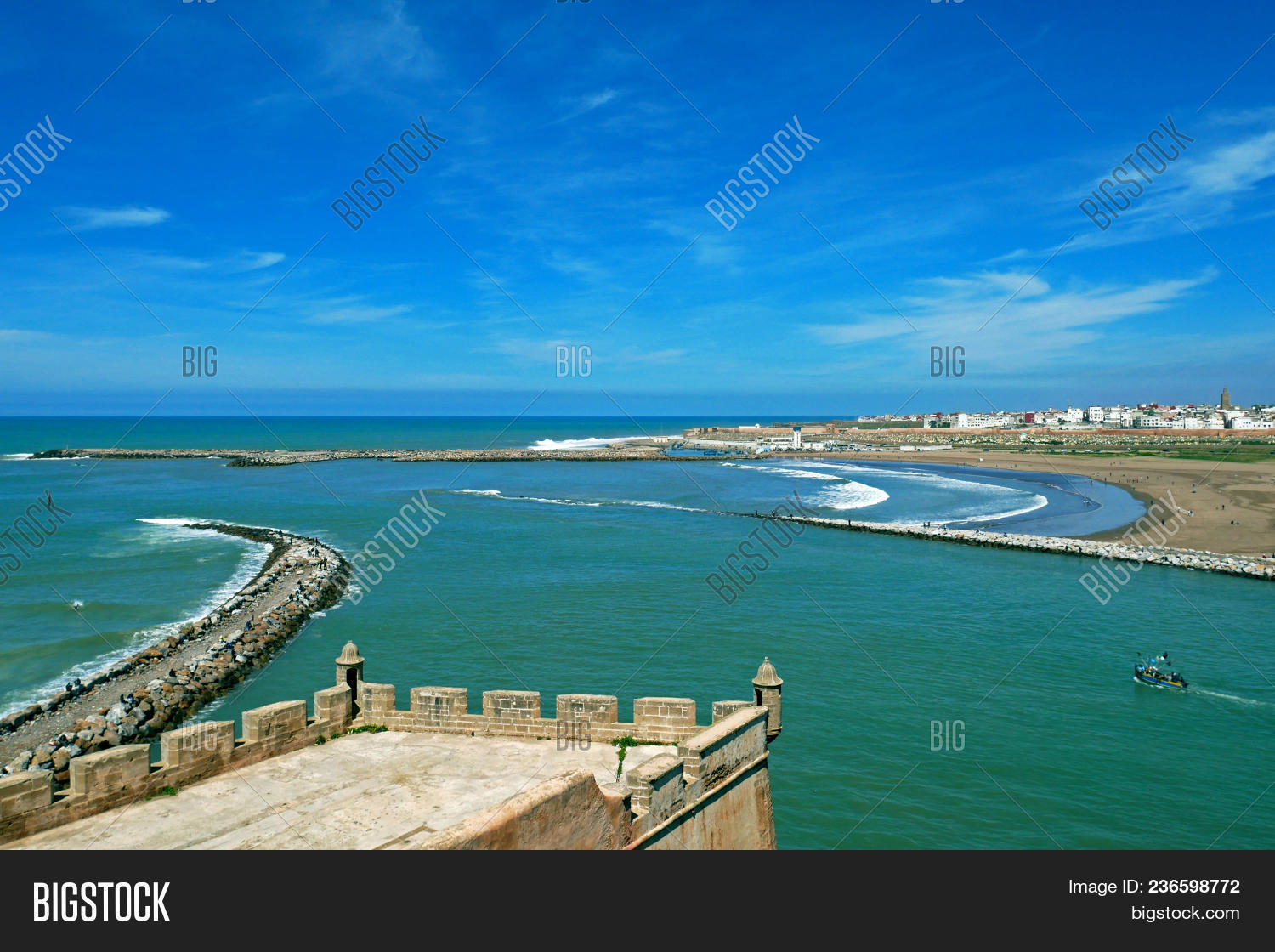 Rabat Beach Aerial Image & Photo (Free Trial) | Bigstock
