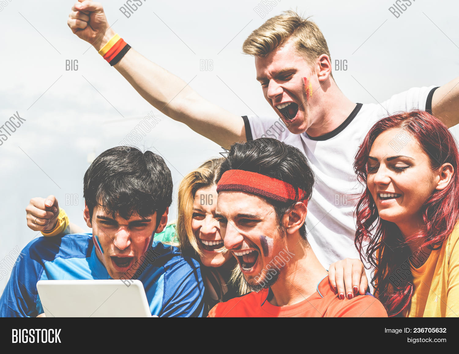 Happy Supporters Image & Photo (Free Trial) | Bigstock