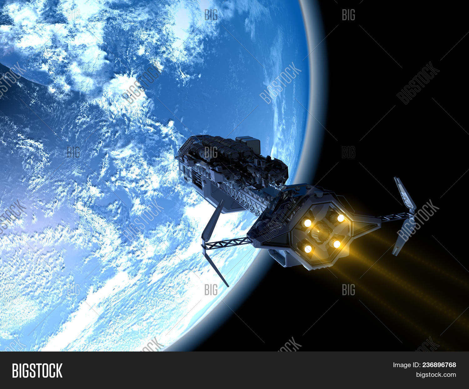 Space Ship Outer Space Image & Photo (Free Trial) | Bigstock