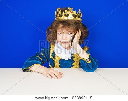 Cute Little Boy King Image & Photo (Free Trial) | Bigstock