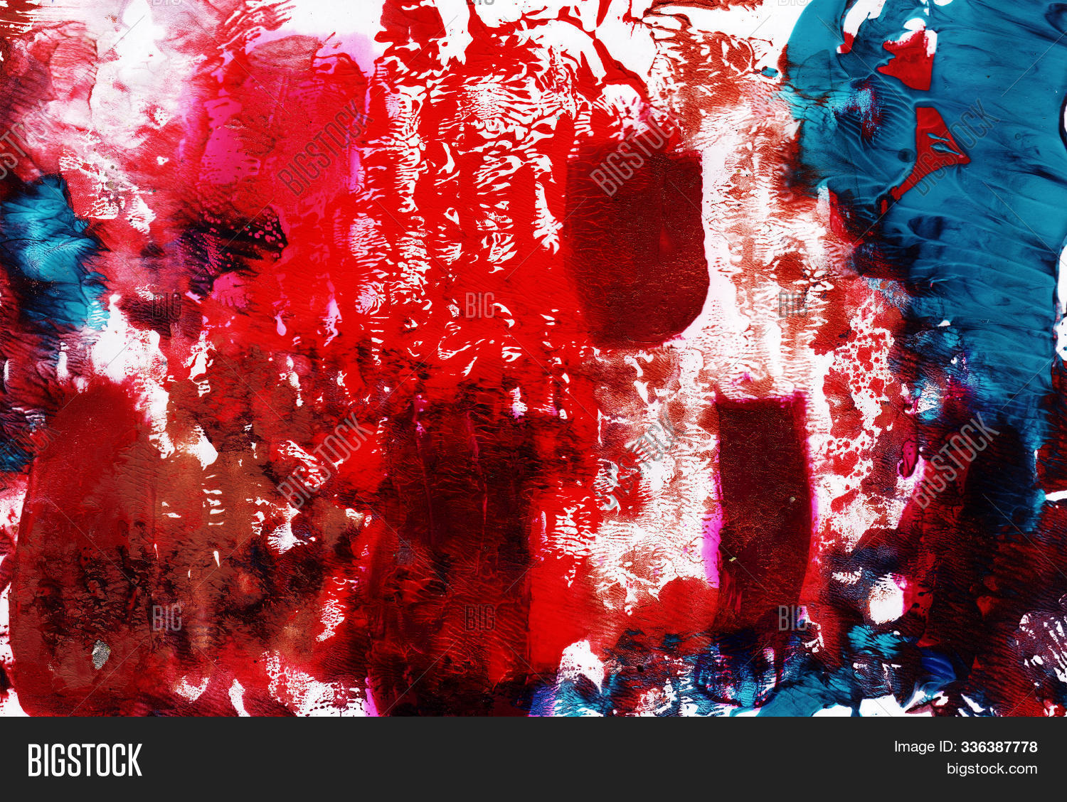 Messy Red Contemporary Image & Photo (Free Trial) | Bigstock