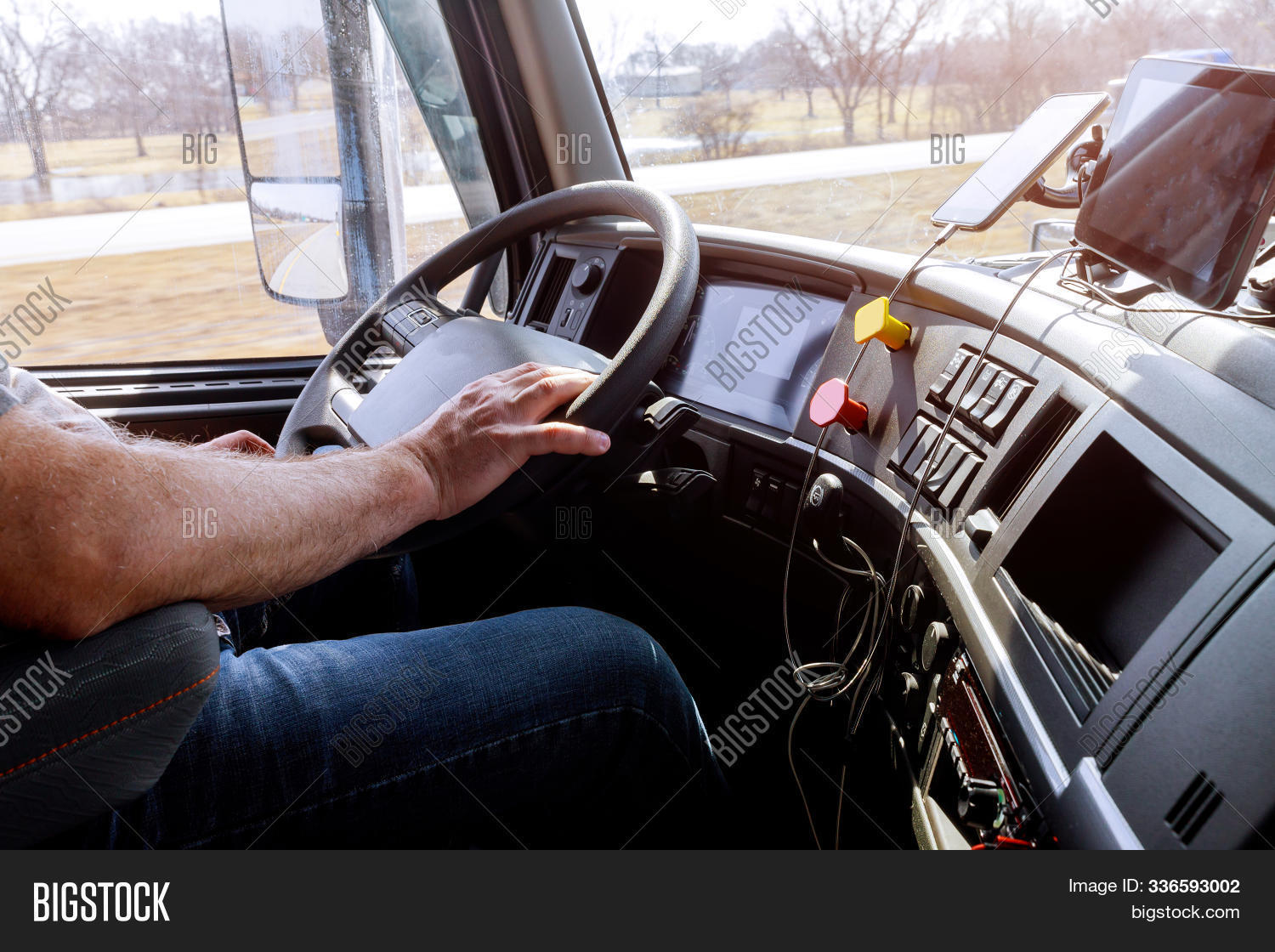 Driver Cabin Big Image & Photo (Free Trial) | Bigstock