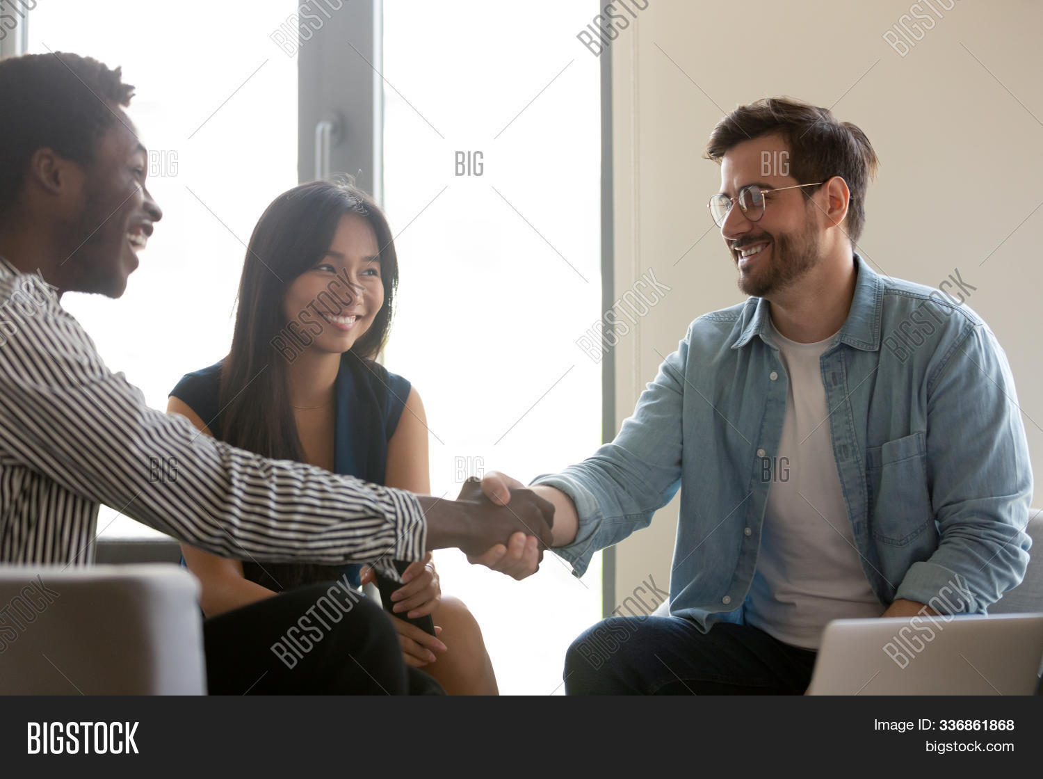 Boss Greet Client Image & Photo (Free Trial) | Bigstock