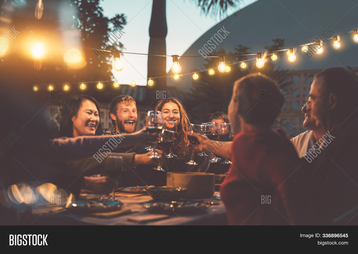 Happy Family Dining Image & Photo (Free Trial) | Bigstock