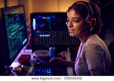 Female Teenage Hacker Image & Photo (Free Trial) | Bigstock