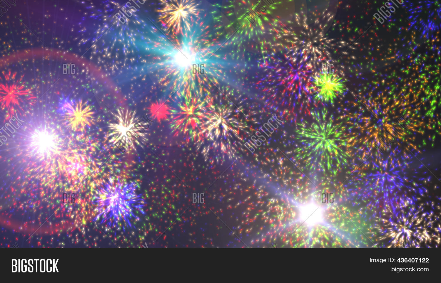 Fireworks Color Light Image & Photo (Free Trial) | Bigstock