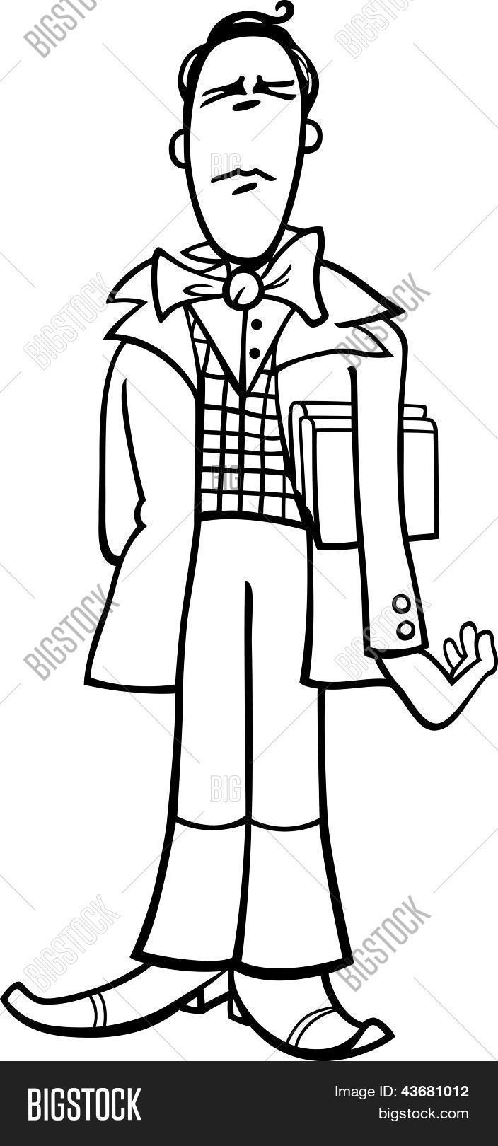 Cartoon Poet Vector & Photo (Free Trial) | Bigstock