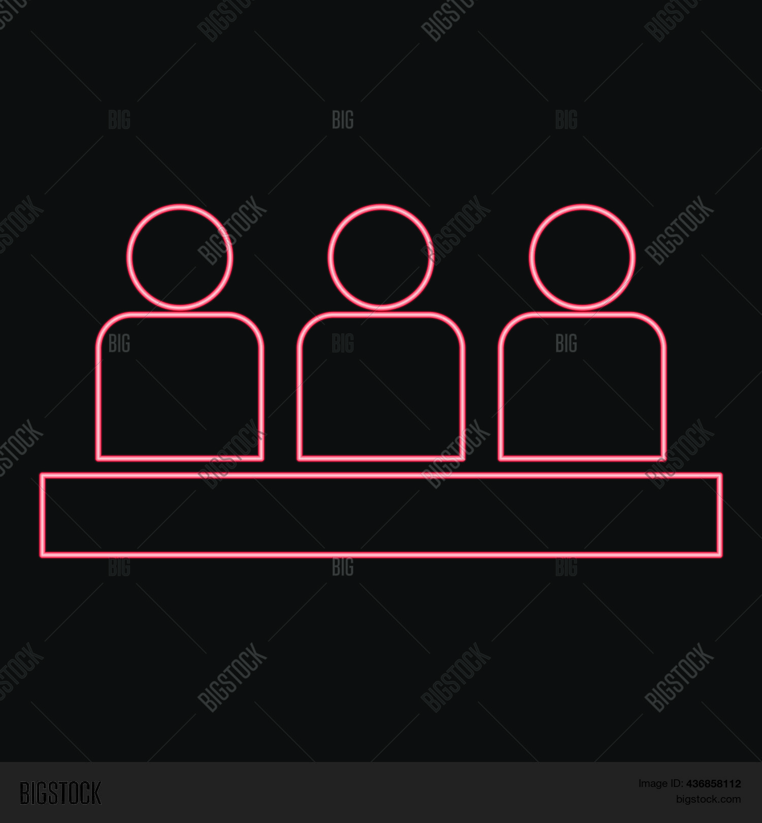 Neon Board Meeting - Vector & Photo (Free Trial) | Bigstock