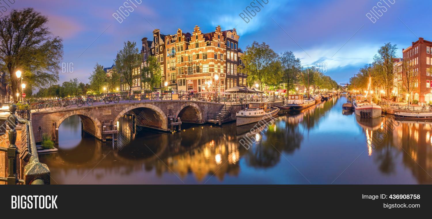 Amsterdam. Panoramic Image & Photo (Free Trial) | Bigstock