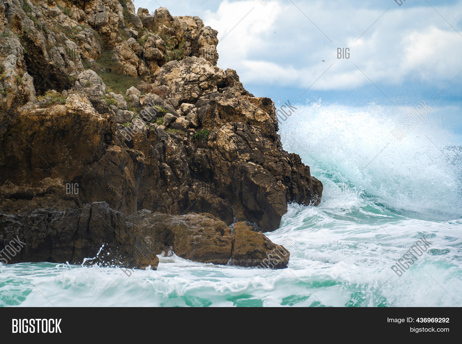 Ocean Water Splash On Image & Photo (Free Trial) | Bigstock