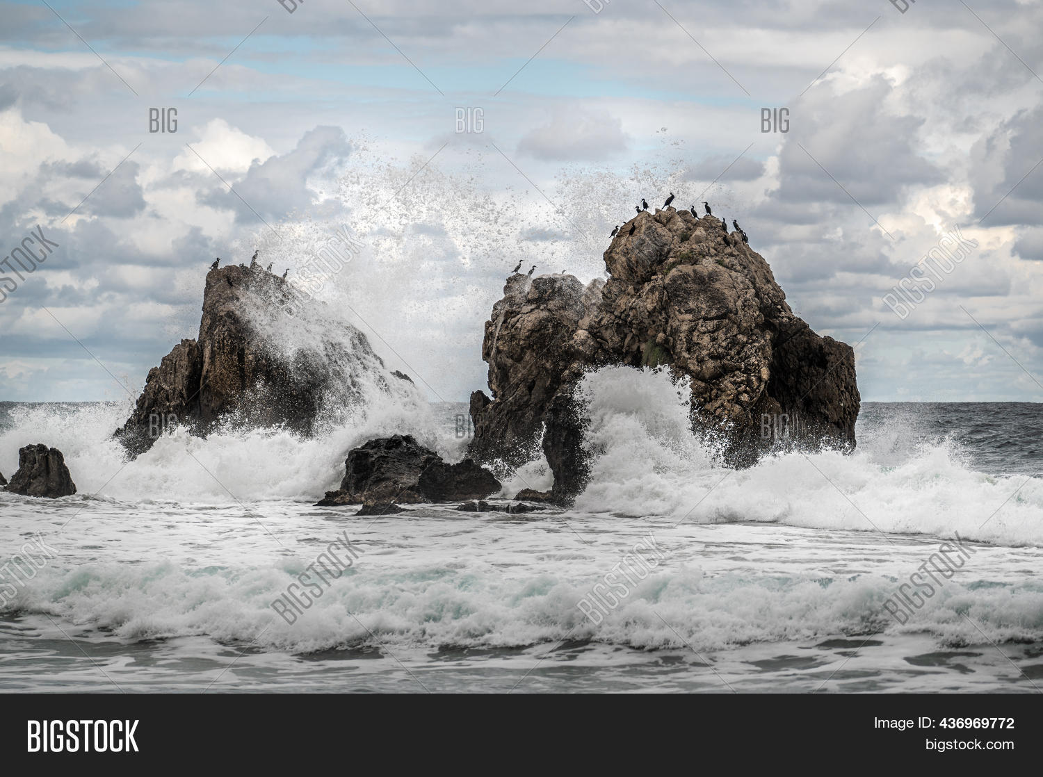 Ocean Water Splash On Image & Photo (Free Trial) | Bigstock