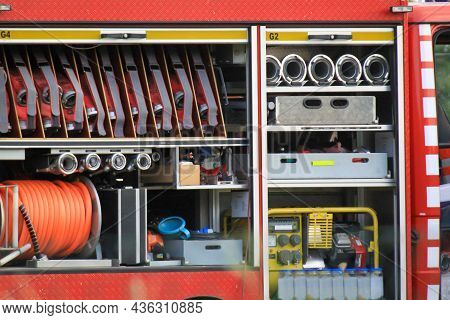 Fire Engine Side Open Image & Photo (Free Trial) | Bigstock
