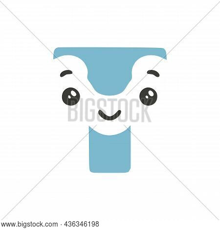 Letter T Cute Kawaii Vector & Photo (Free Trial) | Bigstock