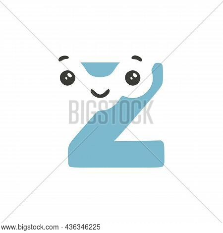 Letter Z Cute Kawaii Vector & Photo (Free Trial) | Bigstock