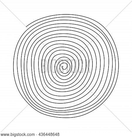 Black Line Spiral Vector & Photo (Free Trial) | Bigstock