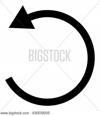 Rotate Left Arrow Vector & Photo (Free Trial) | Bigstock