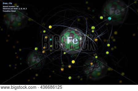 3d Illustration Atom Image & Photo (Free Trial) | Bigstock