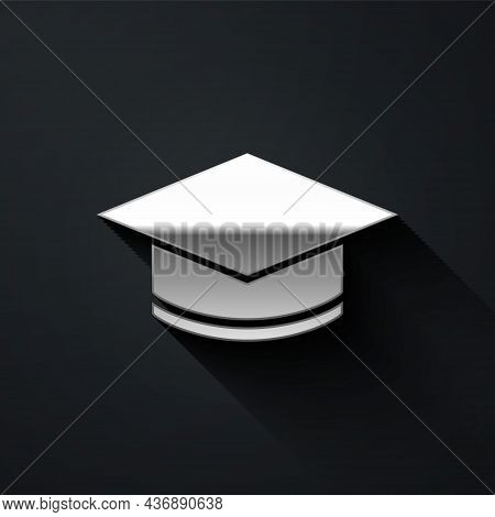Silver Graduation Cap Vector & Photo (Free Trial) | Bigstock
