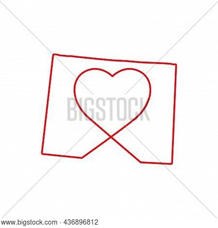 Wyoming Us State Red Vector & Photo (Free Trial) | Bigstock