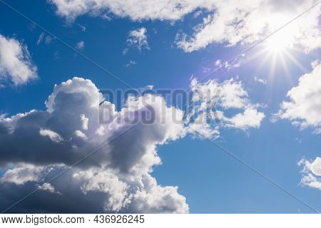 Bright Blue Sky Sun Image & Photo (Free Trial) | Bigstock
